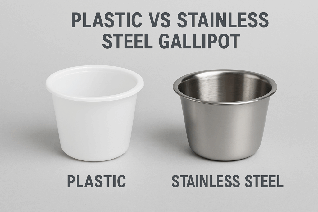 Plastic vs Stainless Steel Gallipot: Which One Should You Choose?